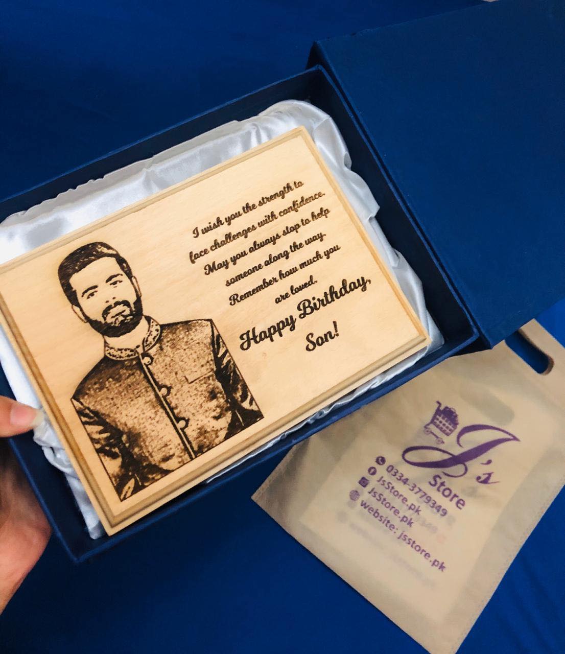 Customized Engraved Wooden Frame - J's Store | Customized Gifts