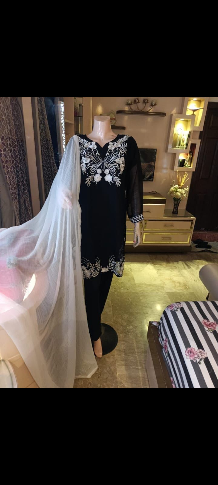 Kaala Chashma - 3 Piece Chiffon Suit - J's Store | EID SALE | Get It Now!