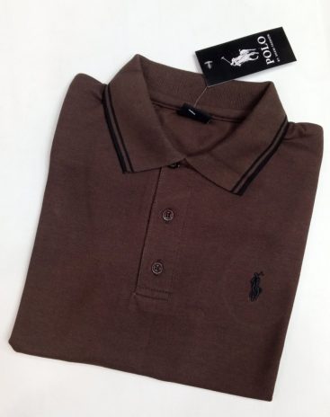 Dark Brown Polo Shirt - J's Store | Shop Online from Our Best Collection